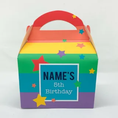 Custom Personalized Party Boxes - Free Shipping