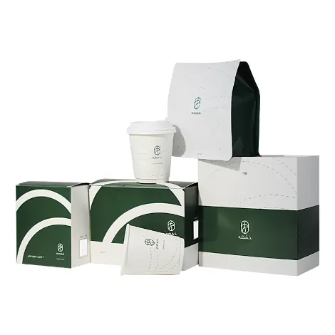 Custom Coffee Boxes with Die Cut – Free Shipping