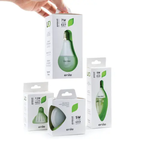 Custom Printed Lamp Packaging Boxes - Free Shipping