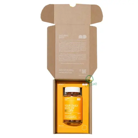 Custom Kraft Supplement Box – Free Shipping